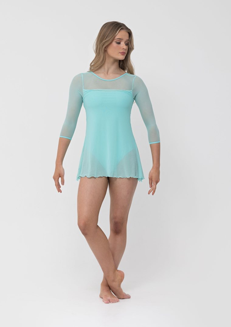 Amber Mesh Dress – Tempo Dancewear