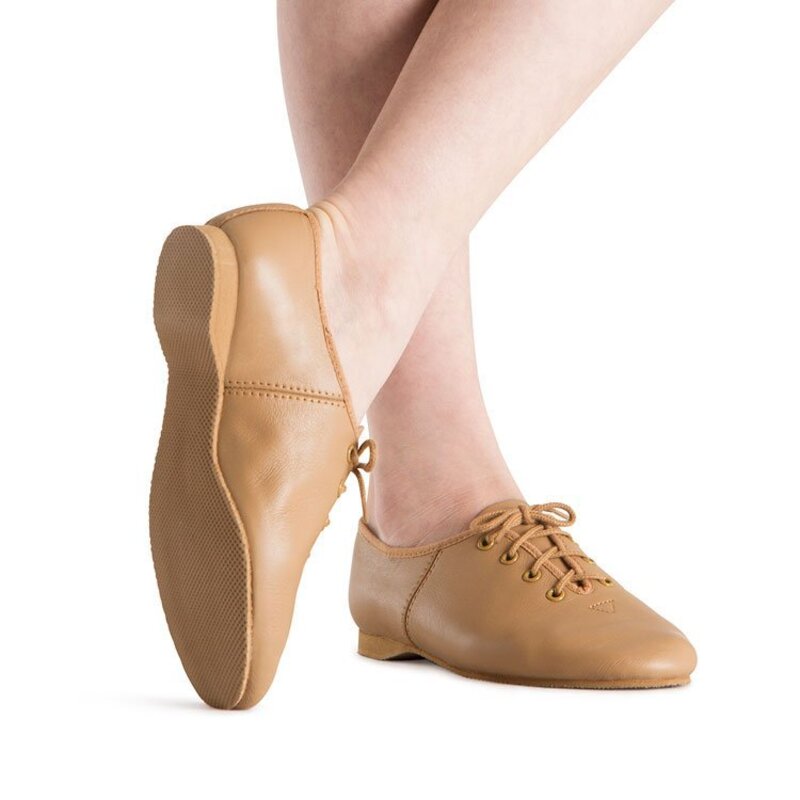 Capezio Tan Full sole Lace up Jazz – Tempo Dancewear